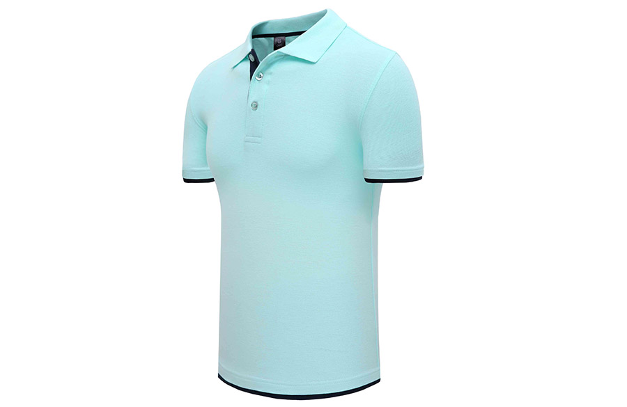 Two Toned: Two Tone Golf Shirts Blue/Black
