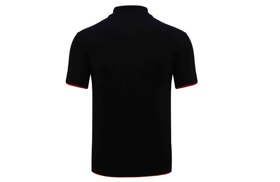 Two Toned: Two Tone Golf Shirts Black/Red