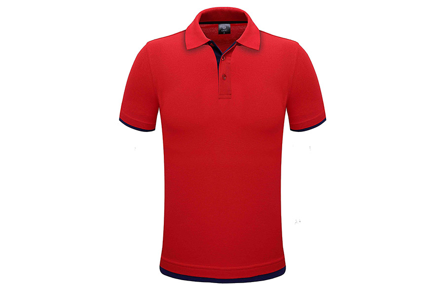 Two Toned: Two Tone Golf Shirts Red/Black